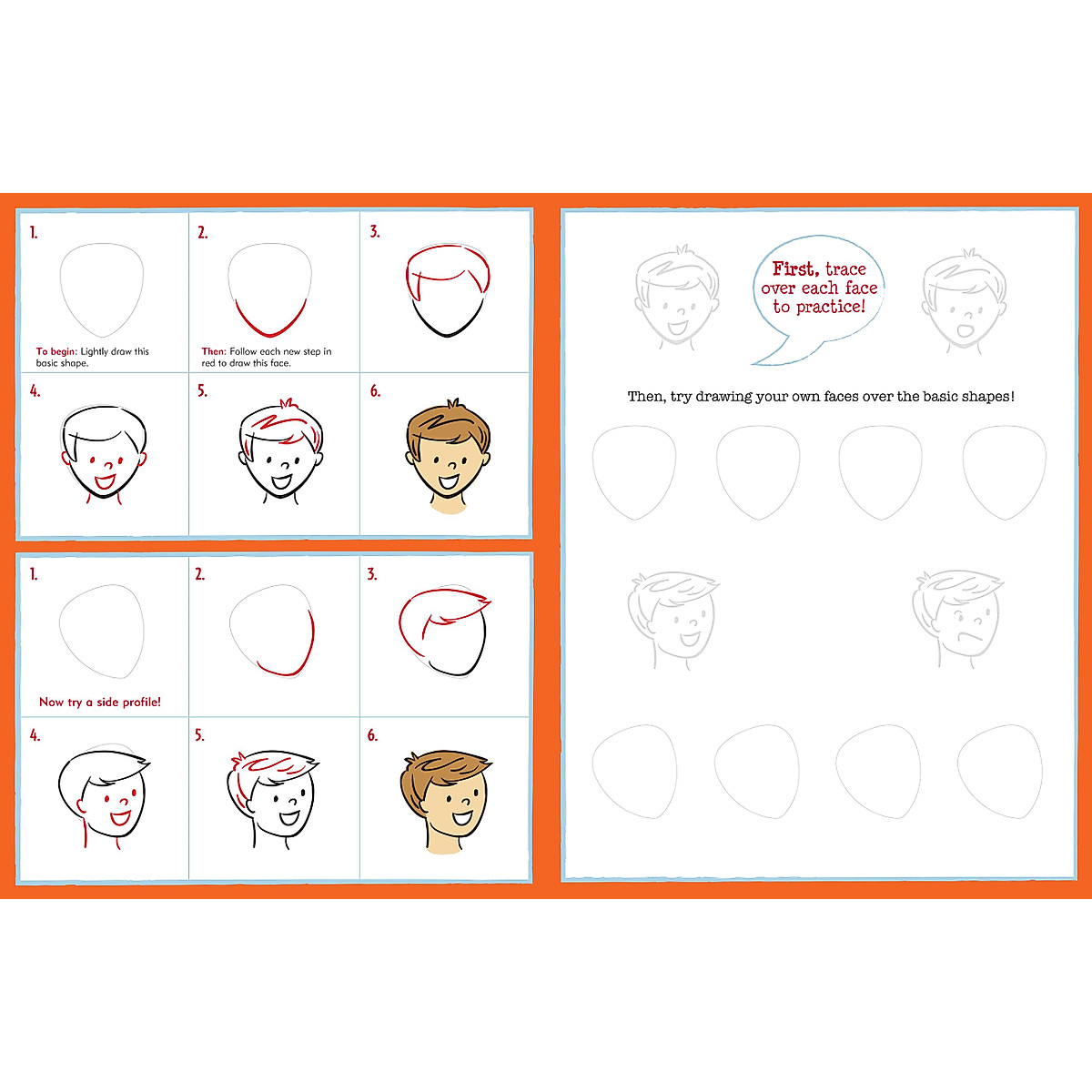 Learn to Draw... Faces (Easy Step-by-Step Drawing Guide) (Young Artist)