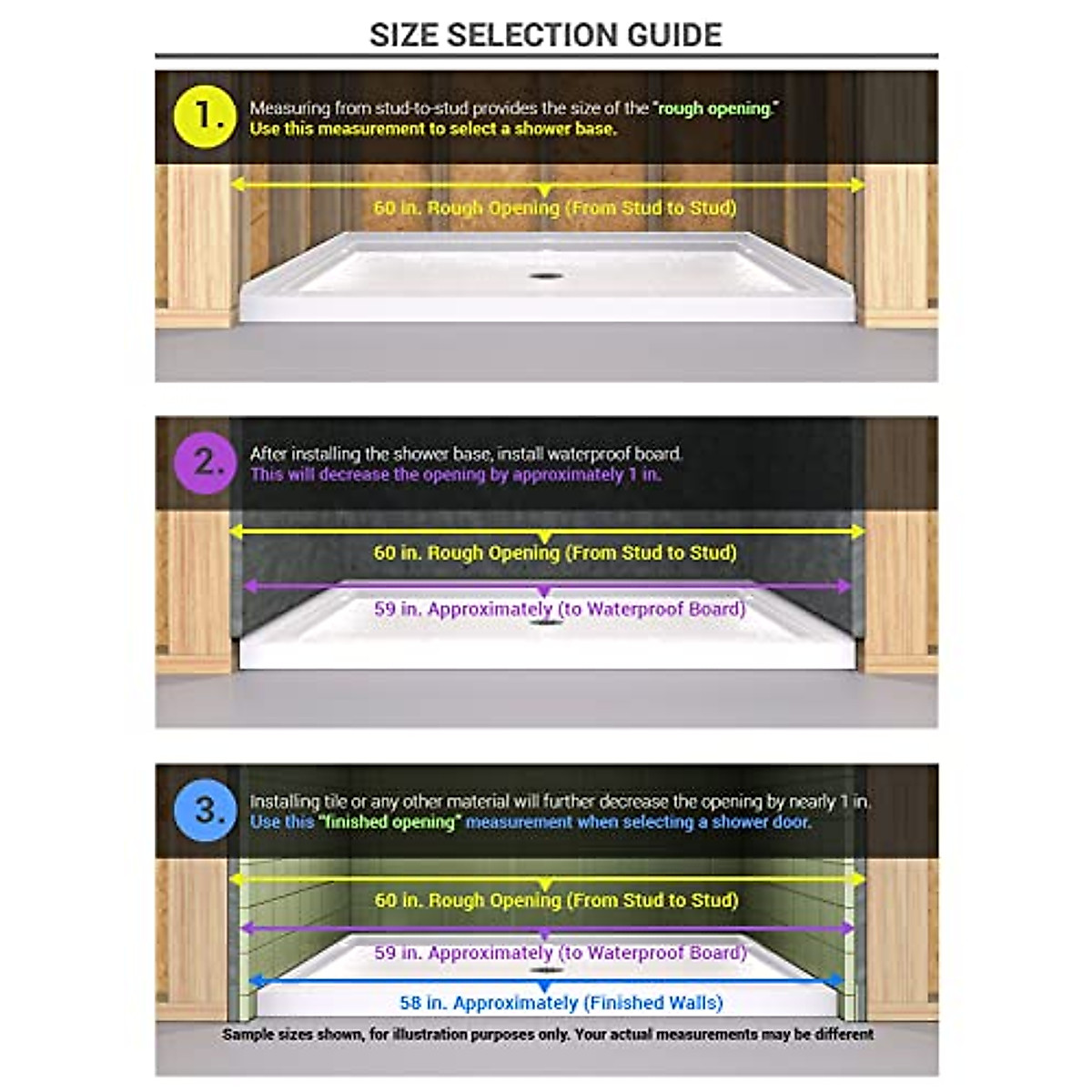 DreamLine Unidoor Plus 39 1/2 - 40 in. W x 72 in. H Frameless Hinged Shower Door in Brushed Nickel, SHDR-243957210-04