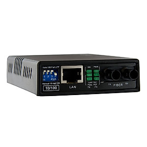 StarTech.com 10/100 Mbps Ethernet to Fiber Optic Media Converter - ST Multimode - 1310nm - 2km - Full/Half Duplex , TAA (MCM110ST2)