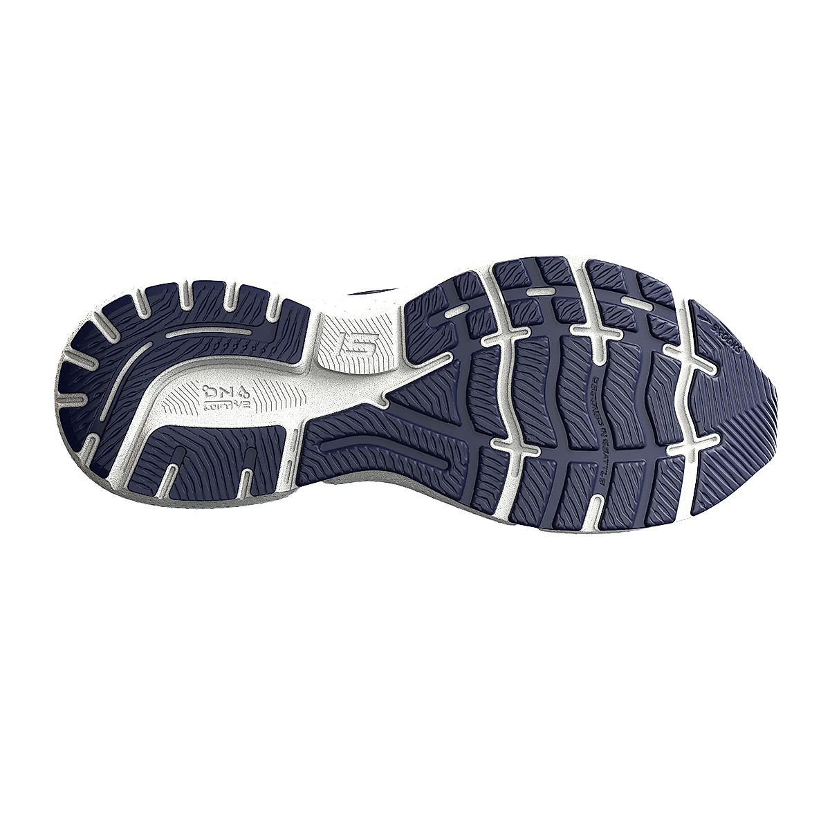 Brooks Men's Ghost 15 Neutral Running Shoe - Peacoat/Blue/Orange Pop - 11.5 Medium