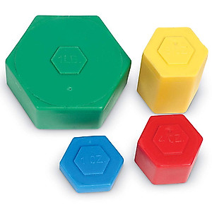 Learning Resources Customary SAFE-T Weight Set, 13 Pieces