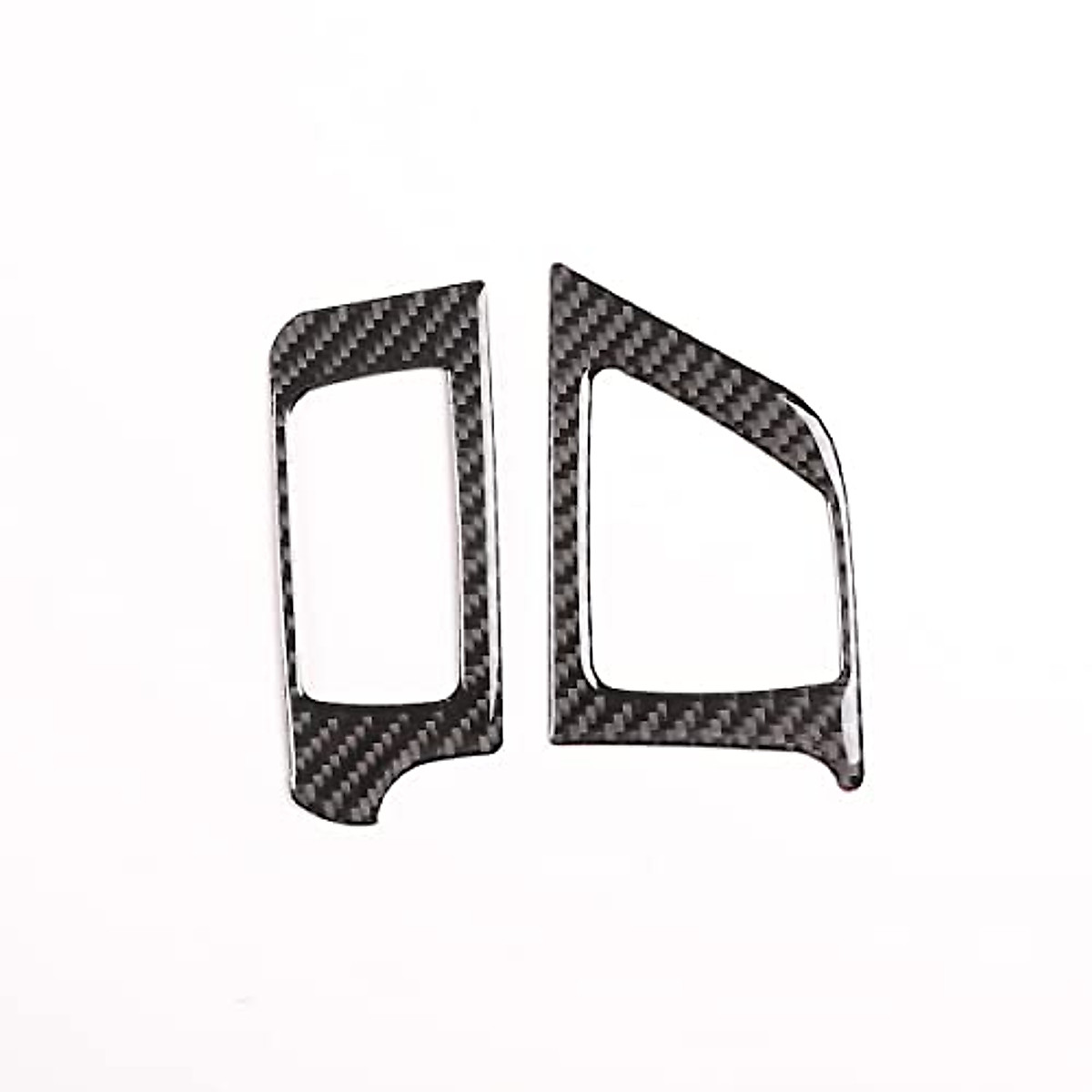 taruisixt for Toyota Tacoma 2016-2020 Real Carbon Fiber Car Dashboard Vent Panel Cover Decorative Sticker Protection Car Interior Accessories 2 PCS