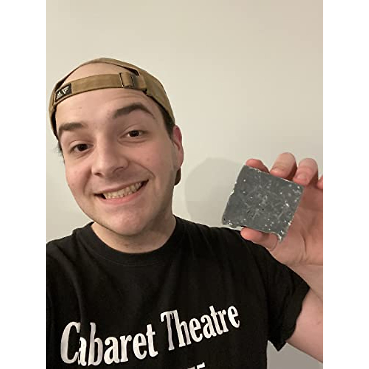 Relaxcation MEN SOAP WITH CHARCOAL, DEAD SEA SALT, OLIVE OIL, AND COCONUT OIL - MIX of whiskey, tobacco, leather, (Black Soap)