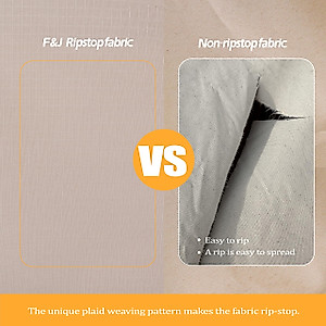 F&J Outdoors Waterproof Anti-UV Heavy Duty Rip-stop Fabric Extra Large Patio Furniture Covers, 140"x86"