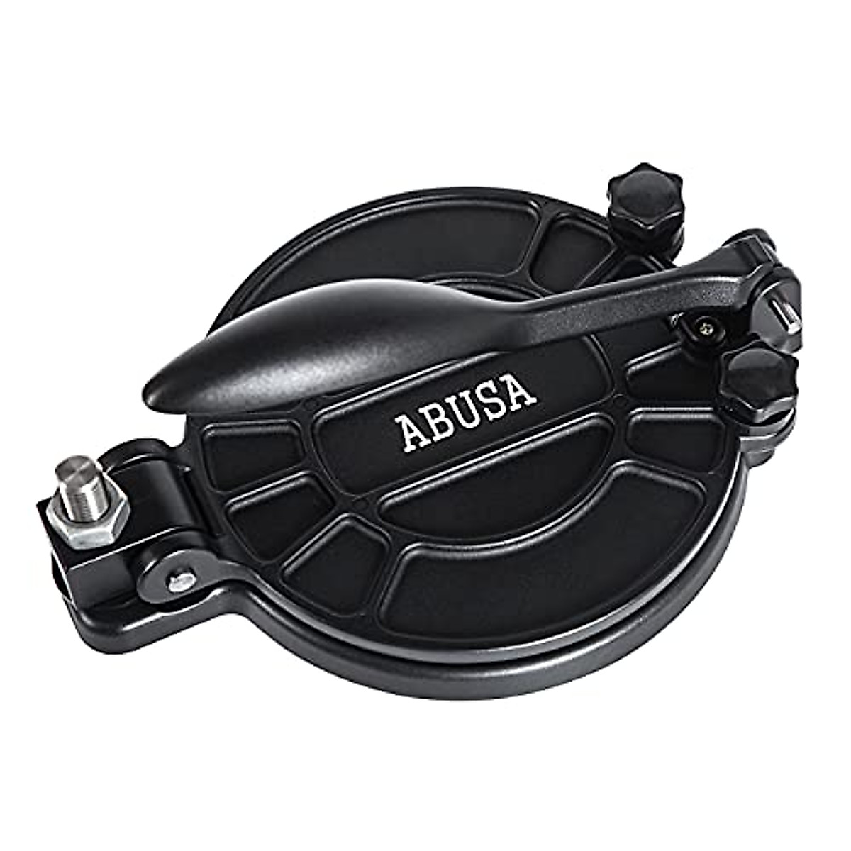 ABUSA Thickness Adjustable Tortilla Press 8 Inch Tortilla Maker Black - Roti, Dough Press, Dosa, Tawa, Tamale, Pizza, Pie, Patty