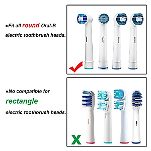 Toothbrush Cover for Oral-b Electric Toothbrush Replacement Heads Cover for Travel Toothbrushes, Brush Protection Cover for Home (3 PCS)