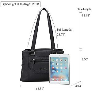 Angel Barcelo Womens Fashion Handbags Tote Bag Cross Body Shoulder Bag Top Handle Satchel Purse (RED/WHITE)