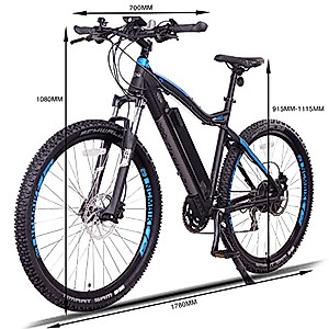 NCM Moscow Plus Electric Mountain Bike eBike 768 Wh 48V/16AH Matte Black 27.5"
