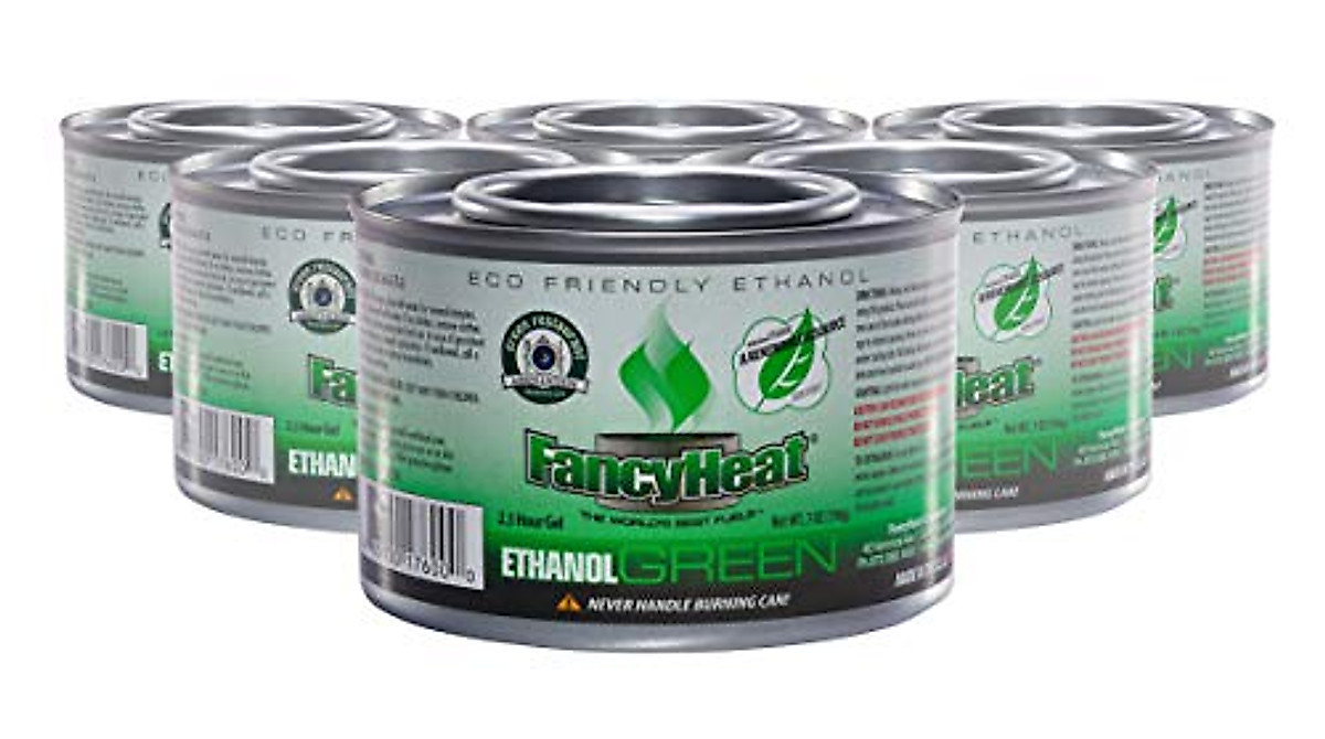 Fancy Heat Eco-Friendly Ethanol Fuel - 6 Pack