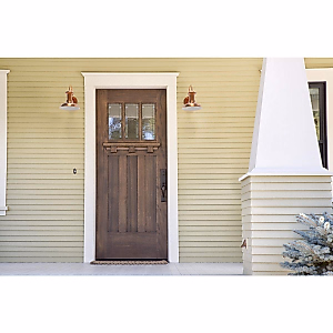 Progress Lighting P5721-14 Brookside Outdoor, 8-Inch Width x 9-3/4-Inch Height, Brown