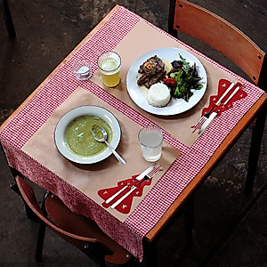 Molain Christmas Tree Cutlery Holders, 8pcs Christmas Cutlery Holders, Christmas Silverware Holders Set, Xmas Table Decorations, Pockets Knifes Forks Tableware Bags Dinnerware for Party Home Decor