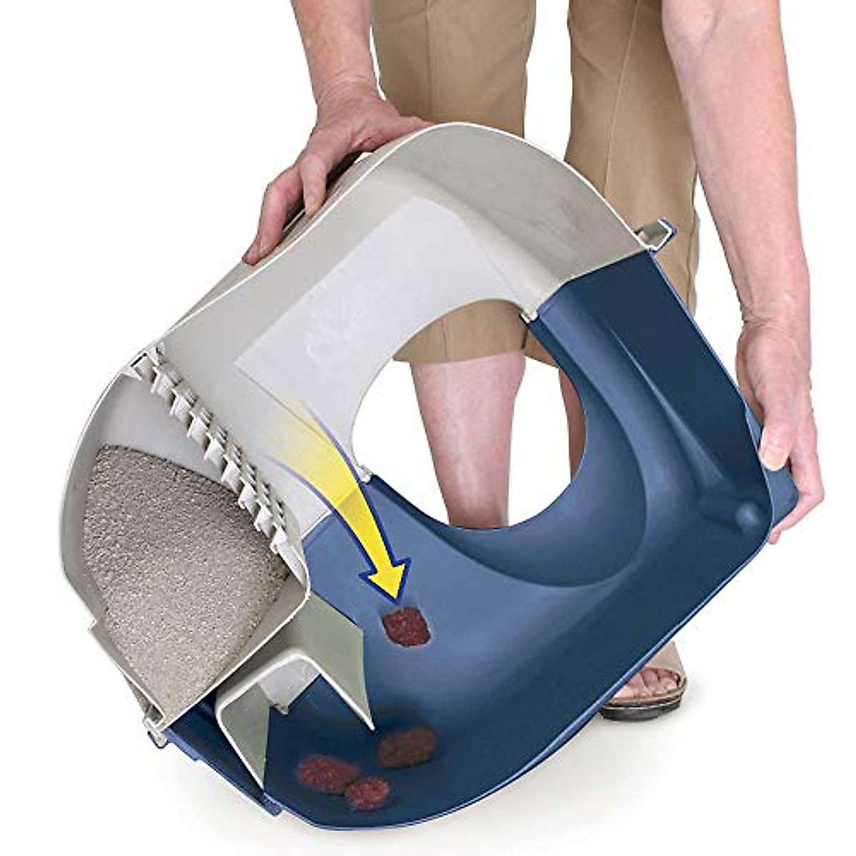 Omega Paw Self Cleaning Litter Blue Top Box, 0.4 Pound