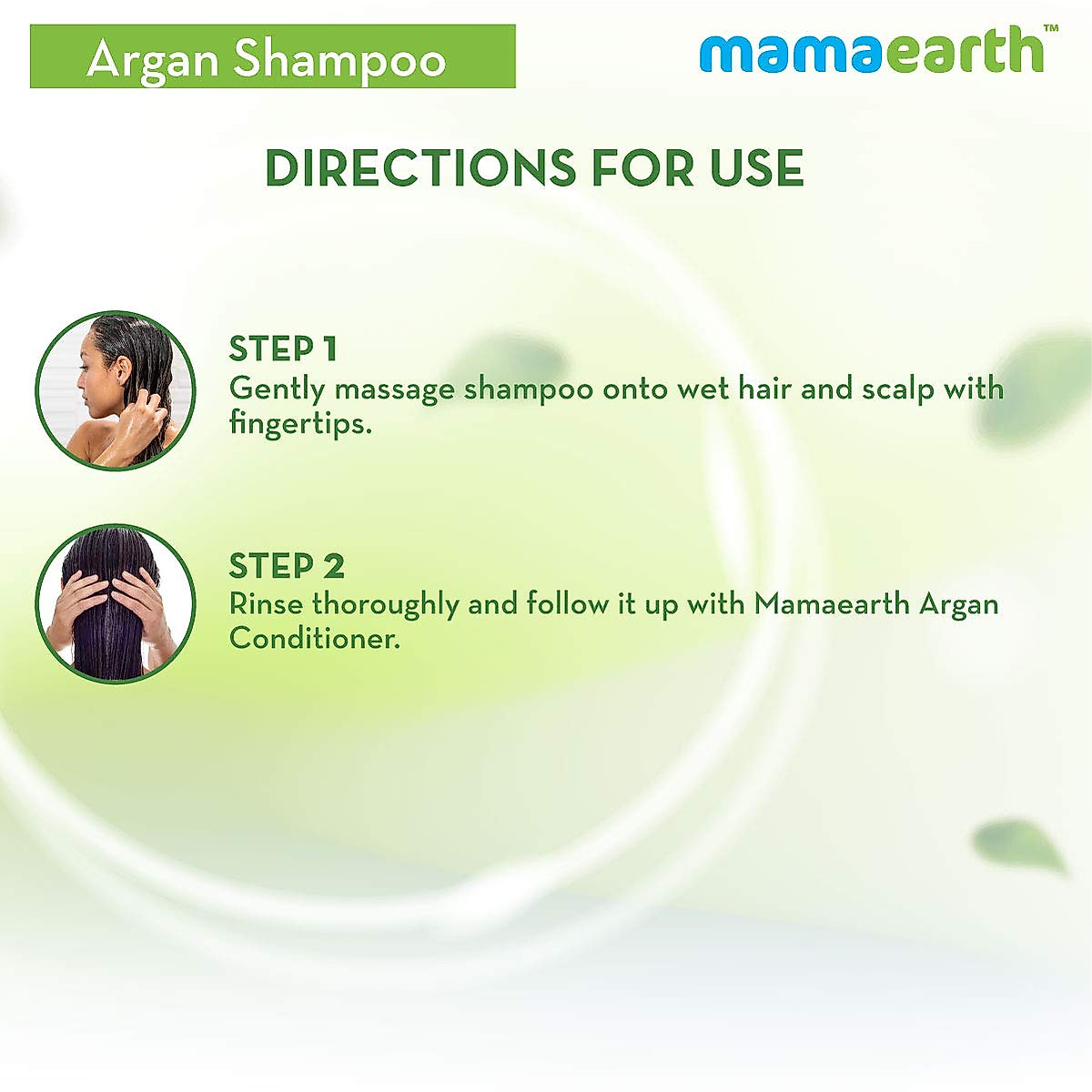 Mamaearth Argan Shampoo with Apple Cider Vinegar | Volumizing Anti Frizz Solution | Hydrating for Dry & Damaged Hair | Sulfate Free | 8.45 Fl Oz (250ml)
