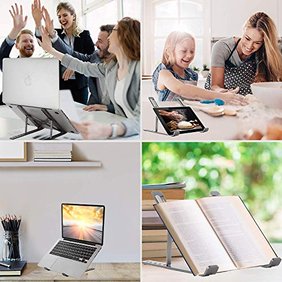 Laptop Stand for Desk, Laptop Riser,Aluminum Alloy Laptop Holder Compatible with 10-15.6 Inch MacBook PC-Notebook Tablet