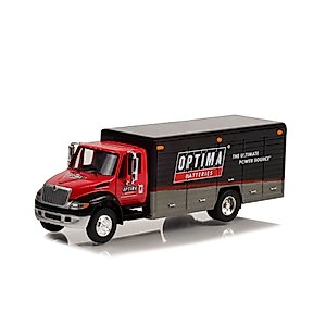 International Durastar 4400 Delivery Truck, Red - Greenlight 33240C/48-1/64 Scale Diecast Car