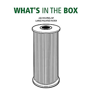 AO Smith 4.5"x10" 20 Micron Sediment Water Filter Replacement Cartridge - For Whole House Filtration Systems - AO-WH-PREL-RP