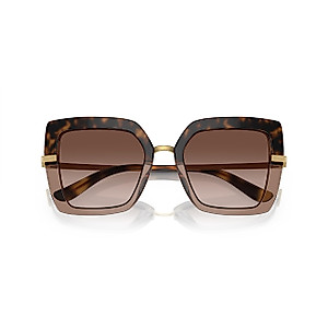 Dolce & Gabbana DG4373 Top Havana Transparent Brown/Brown Gradient One Size
