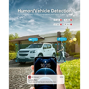 DS-2CD2183G2-I 2.8mm HIK 4K 8MP AcuSense PoE Fixed Dome IP Camera Outdoor Indoor with Human/Vehicle Detection, 120dB WDR, H.265+, 98ft IR Night Vision, Compatible with HIK NVR/Hik-Connect APP