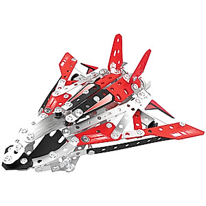 Meccano, 10-in-1 Racing Vehicles STEM Model Building Kit with 225 Parts and Real Tools, Kids Toys for Ages 8 and up