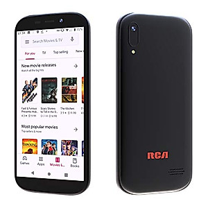 RCA G2 32GB+3GB RAM, 5.5 18:9 Display, Android 9 Pie, Unlocked Phone (Black)