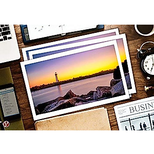 8.5 x 14 White Legal Size Card Stock Paper - 250 Sheets - 65lb Cover Cardstock - Perfect for Documents, Programs, Menus