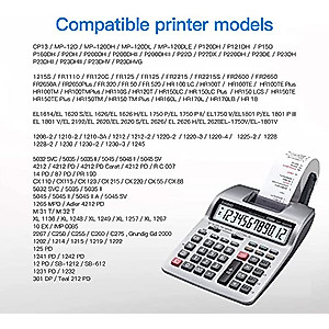 IR-40T Ink Roller, Black and Red Compatible with Canon P23-DH V Calculator, Casio HR-100TM, HR-150TM (3 Pack)