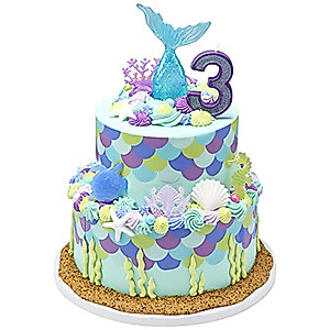 DecoPac Mystical Mermaid DecoSet Cake Topper, 1 SET, Mulitple