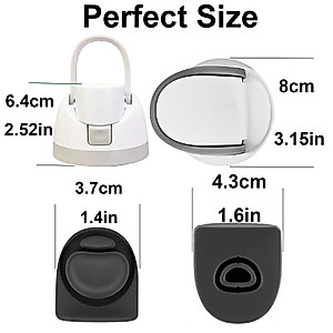 Replacement Lid Cap for Owala Freesip Water Bottle, One Button Push-To-Open Bottle Top Cap Compatible with Owala Cup 16oz 24oz 32oz 40oz, BPA-Free Stopper Cap for Owala Leak-Proof Lid (Black)