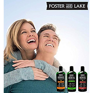 Foster and Lake - BERMOTTI After Shave, 2 Pack - 4 oz- No Burn & All Natural Soothing Skin Moisturizer