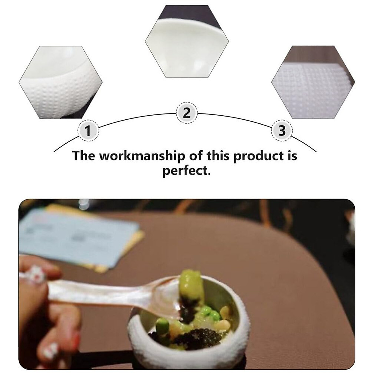 Angoily Ceramic Sea Urchin Bowl 2pcs Small Seasoning Bowl Kitchen Dipping Dish Restuarant Serving Bowl for Nuts Sauce Caviar Appetizer Ice Cream Snack Side Dishes Yogurt