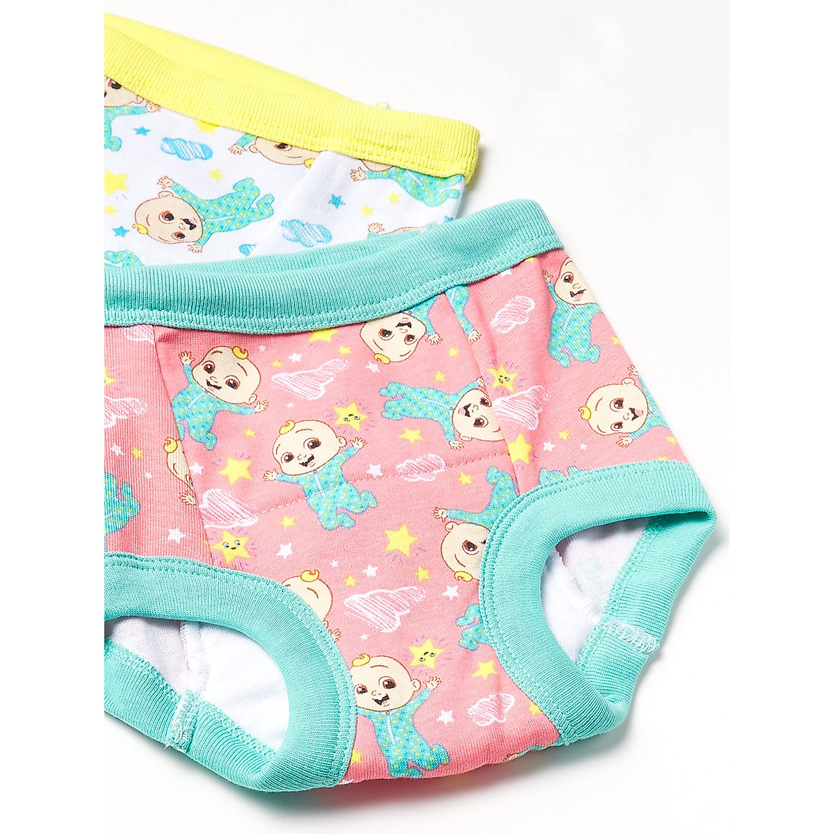 Coco Melon Unisex Baby Amazon Exclusive 10-pk Potty Pants With Stickers Success Tracking Chart And Toddler Training Underwear, 10-pack Cocomelon Pink, 18 Months US