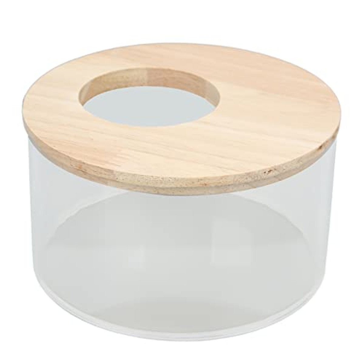 Hamster Sand Bathtub Transparent Acrylic Sand Bathroom Small Pet Bath Box for Hamsters Mice Lemming Gerbils or Other Small Pets(S)