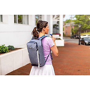 High Sierra Outside Commuter Daypack, Grey Blue, 18L