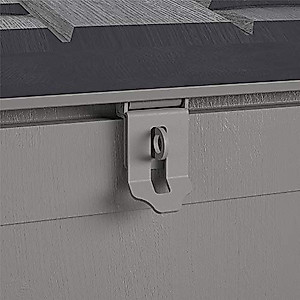 CoscoProducts COSCO 88333BGY1E BoxGuard Large Lockable Package Delivery and Storage Box, 6.3 cubic feet, Black/Grey