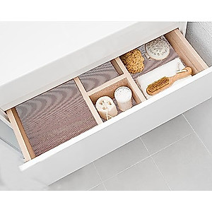 Shelf Liners for Kitchen Cabinets Non Slip 11 Inch Wide X 20 Ft Non Adhesive Drawer Liner Waterproof Clear Cabinet Liner Oil Proof Shelves Liner for Refrigerator Cupboard Pantry Closet Bathroom