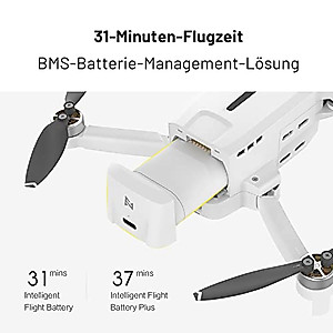 FIMI X8 MINI V2 Drone with 4K Camera, 245g ultra-lightweight, 31 Mins Flight Time, 9KM Video Transmission, 3-Axis Gimbal GPS Quadcopter for Adult Beginner, Auto Return, Smart Tracking (2 Batteries)