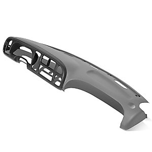 Auto Dynasty, Dashboard Cover Cap Overlay + Instrument Bezel Compatible With Dodge Ram Truck 1500 2500 3500 98-02