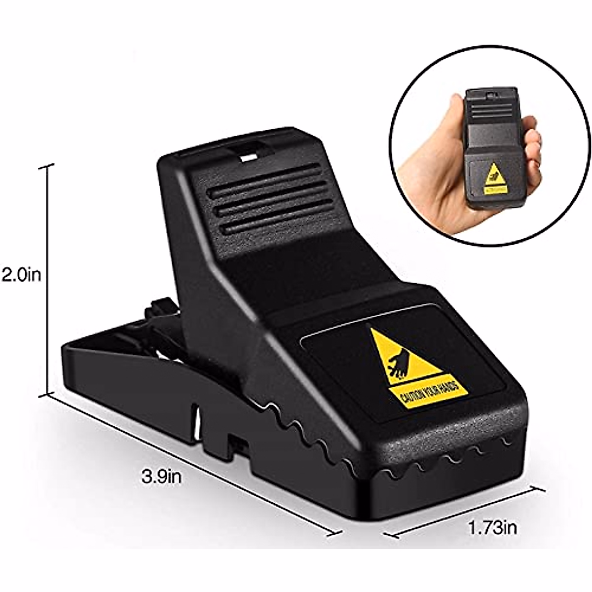 Mouse Traps, Mice Traps for House, Small Mice Trap Indoor Quick Effective Sanitary Safe Mousetrap Catcher for Family and Pet - 6 Pack