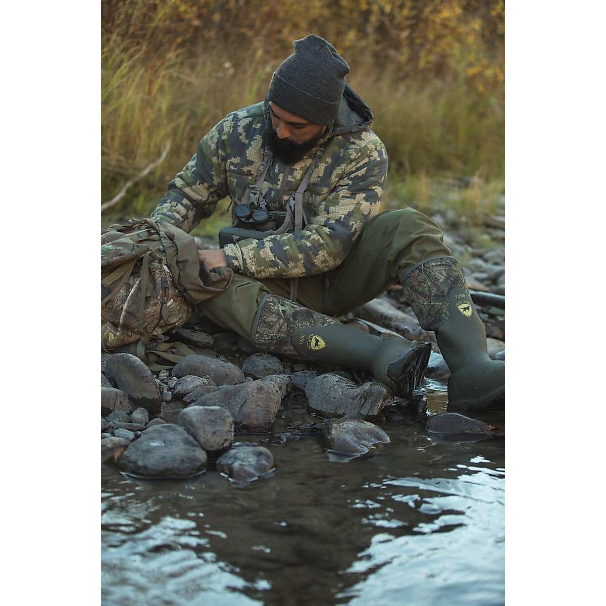 Irish Setter, MudTrek, Unisex, 17", Waterproof, Insulated 800g, Adjustable Full Fit, Hunting Boot, Realtree Edge, 11 E (Wide)