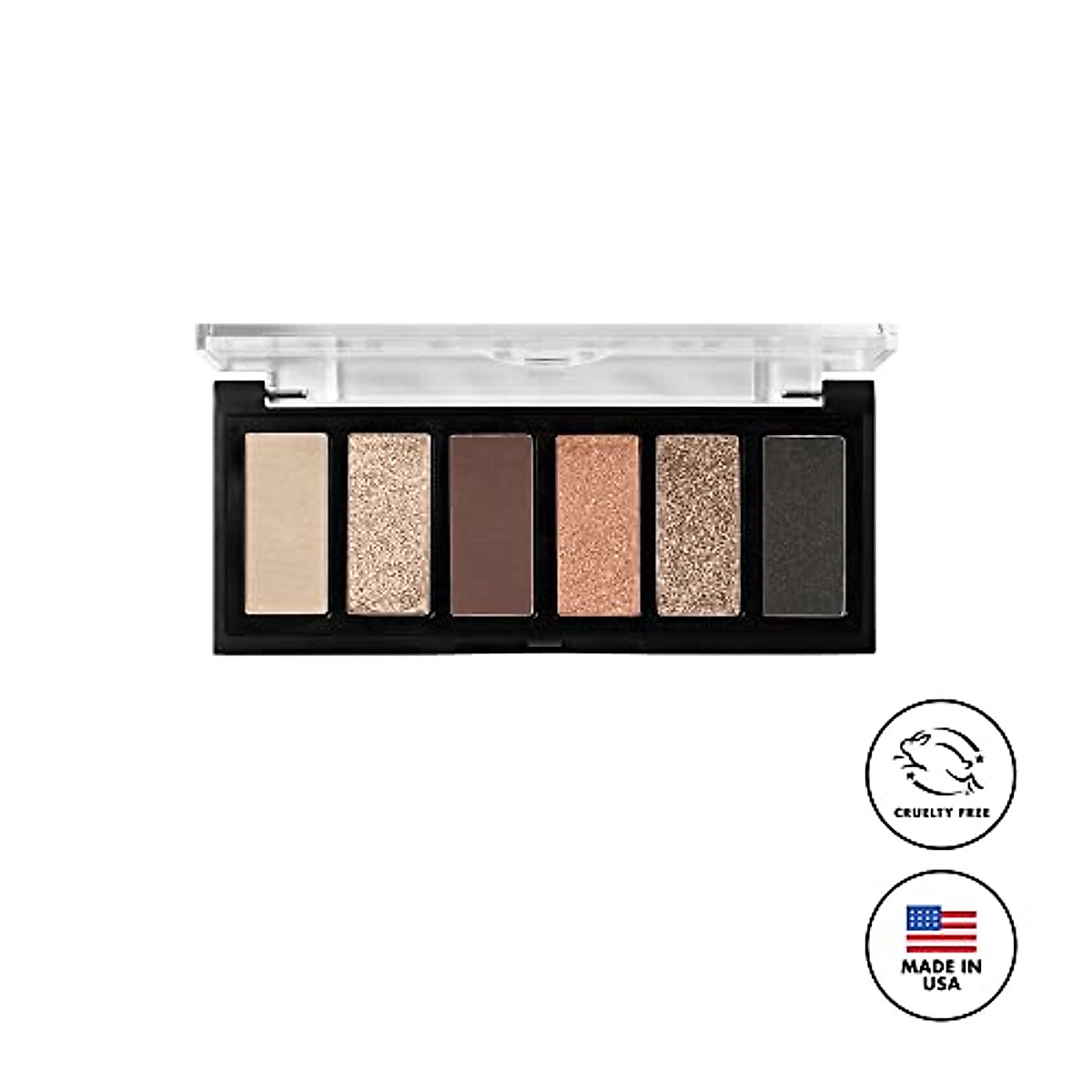 Milani Gilded Mini Eyeshadow Palette with 6 Matte & Shimmer Hues - Call Me Old-Fashioned