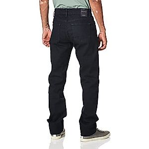 Nautica Men's 5 Pocket Straight Fit Stretch Jean, Pure Dark Pacific Wash, 36W 32L