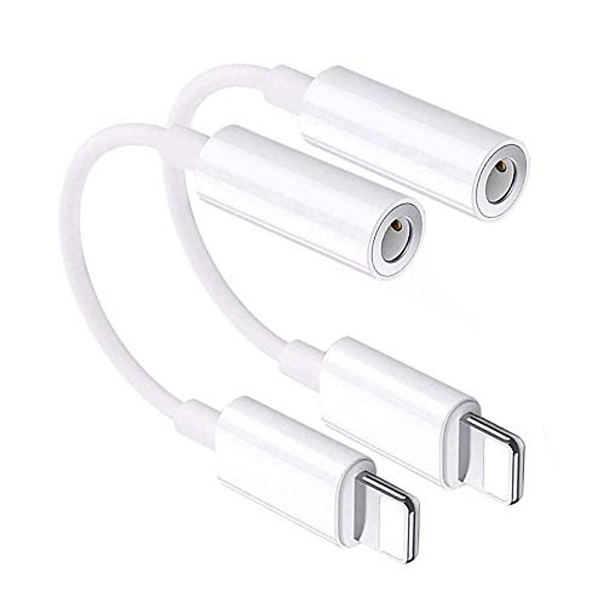 [Apple MFi Certified] iPhone 3.5mm Headphone Jack Adapter,2 Pack for Apple Lightning to 3.5mm Earphones Jack Adapter Cord Dongle Aux Cable Converter Accessories Compatible with iPhone14 13 12 11/Xs/XR