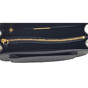 Tory Burch 145218 Robinson Black Saffiano Leather With Gold Hardware Women's Crossbody/Shoulder Bag