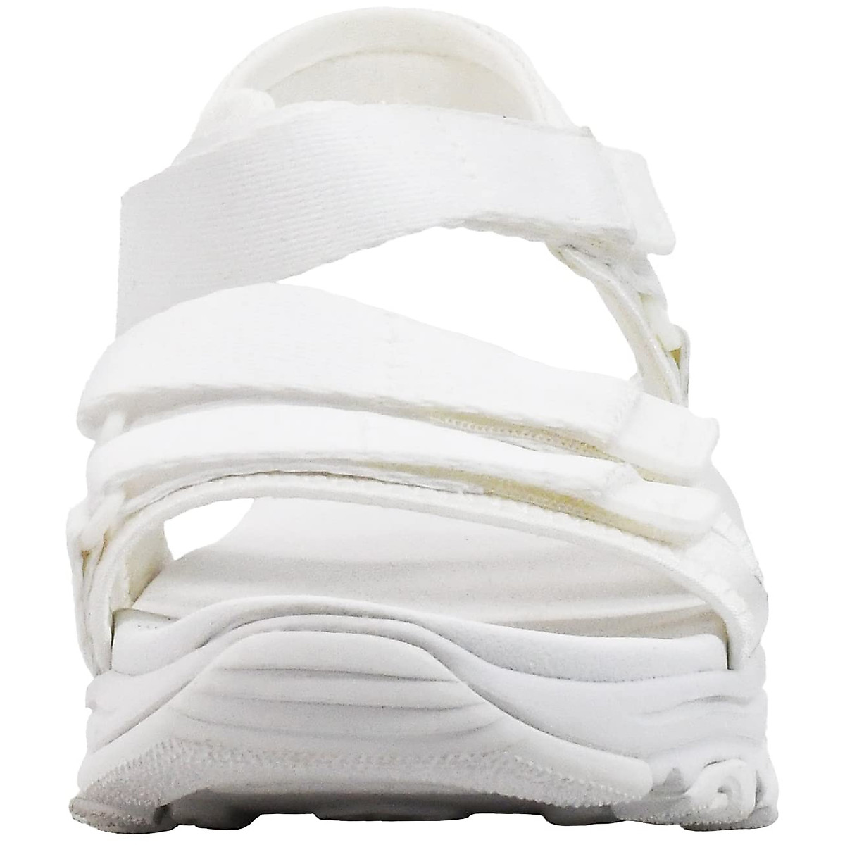 Skechers Women's D-Lites-Fresh Catch Sport Sandal White 10