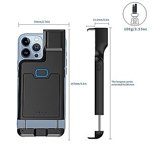 Barcode Scanner, Portable Barcode Scanner Barcode Scanner with Bluetooth Design for Accurate and Fast scanning (2D Barcode)