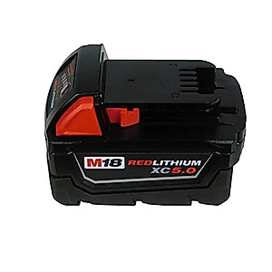 Milwaukee 48-11-1850 2 Pack M18 18V Lithium-Ion Battery 48-11-1852