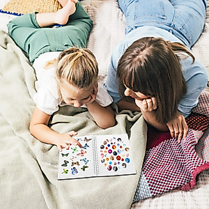 2 Pcs Sticker Book Collecting Album Reusable Sticker Organizer Storage Book for Stickers Collection A5 (64 Pages)