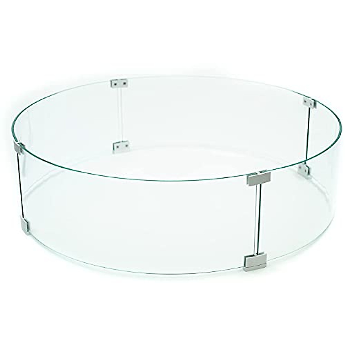 Elementi Metropolis Table Cast Concrete Natural Gas Fire Table, Outdoor Fire Pit Fire Table/Patio Furniture, Canvas Cover & Lava Rock Included with Free AMS Fireplace Wind Guard