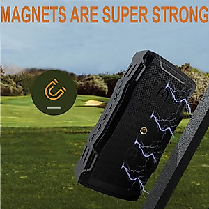 BIRDIE79 – Portable Golf Cart Speaker, Magnetic Bluetooth Speakers 36 Hour Playtime. Rugged Outdoor Speaker for Waterproof, & Shockproof. 30W Loud & Clear Stereo Sound,