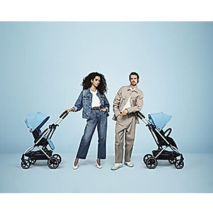 CYBEX Eezy S Twist +2 V2 Baby Stroller with 360° Rotating Seat for Infants 6 Months and Up - Compatible with CYBEX Car Seats